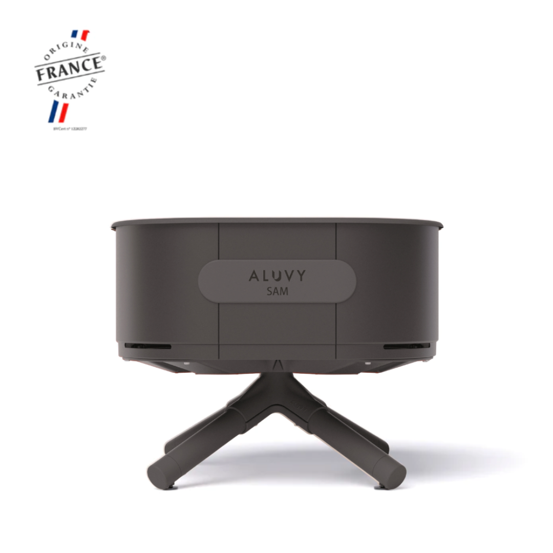 ALUVY Sam Basalt Low Brazier – All Spa Superstore