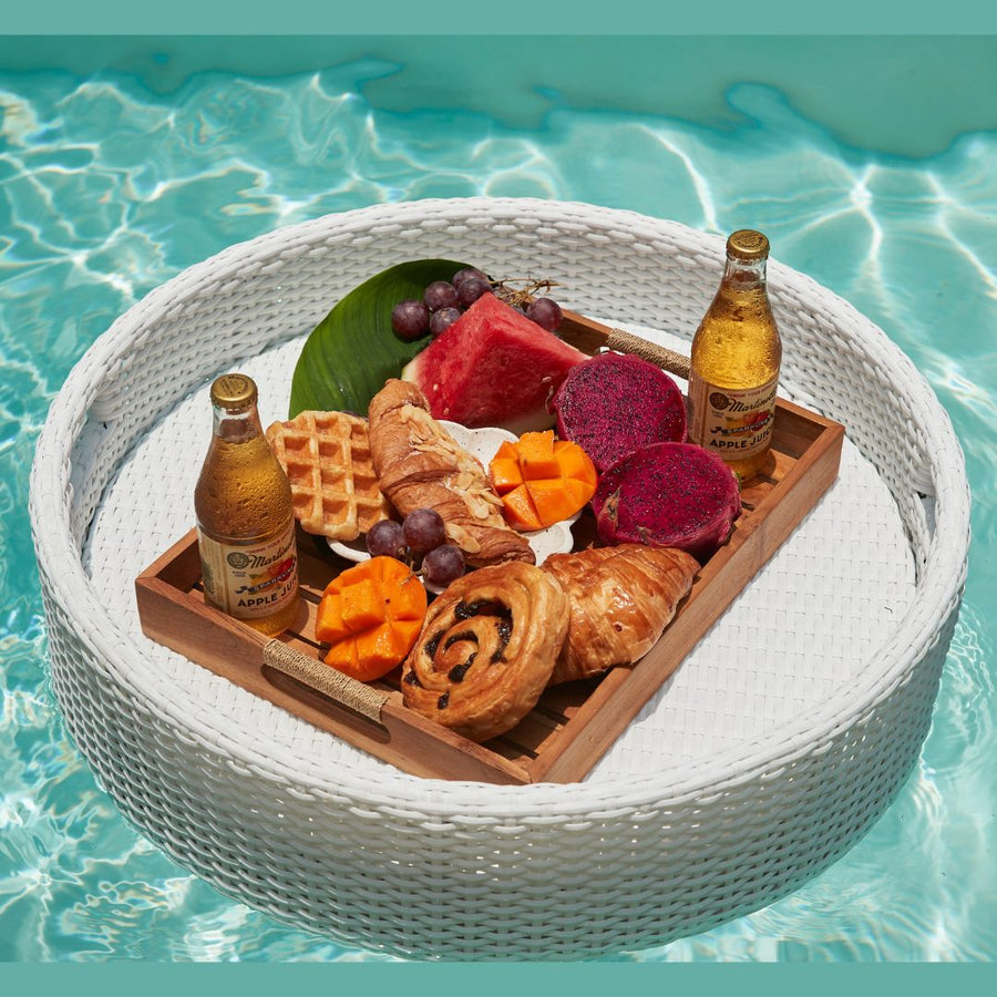Floating Rattan Pool Tray – All Spa Superstore